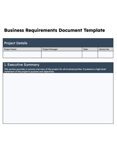 Free Business Requirement Document - PDF, Word, Google Docs | HubSpot